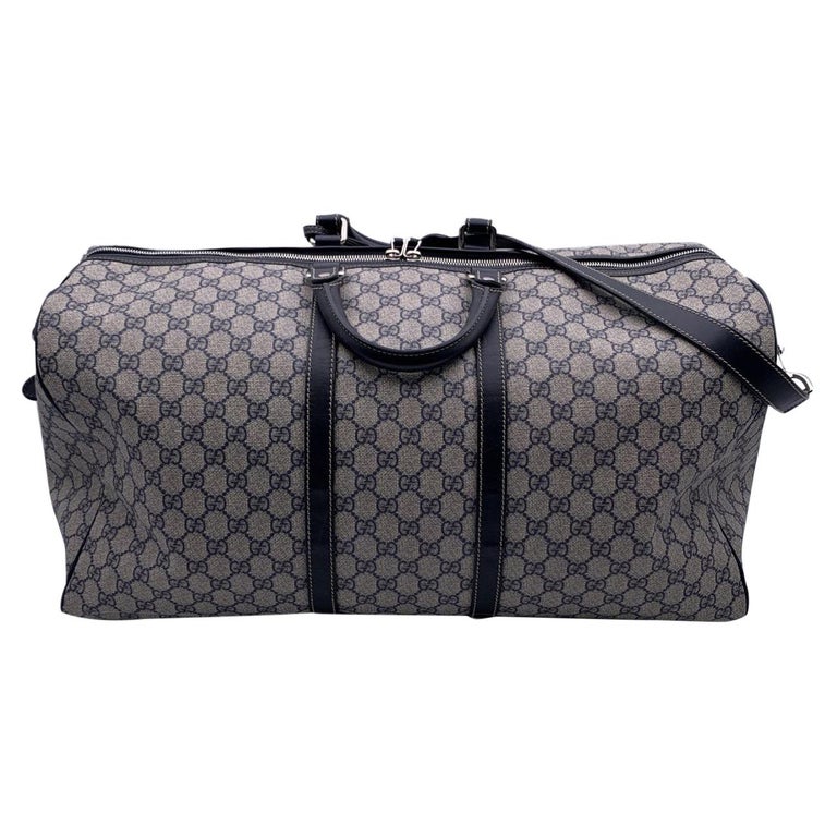 Gucci GG Plus Monogram Canvas Large Duffle Duffel Carry On Bag For Sale ...