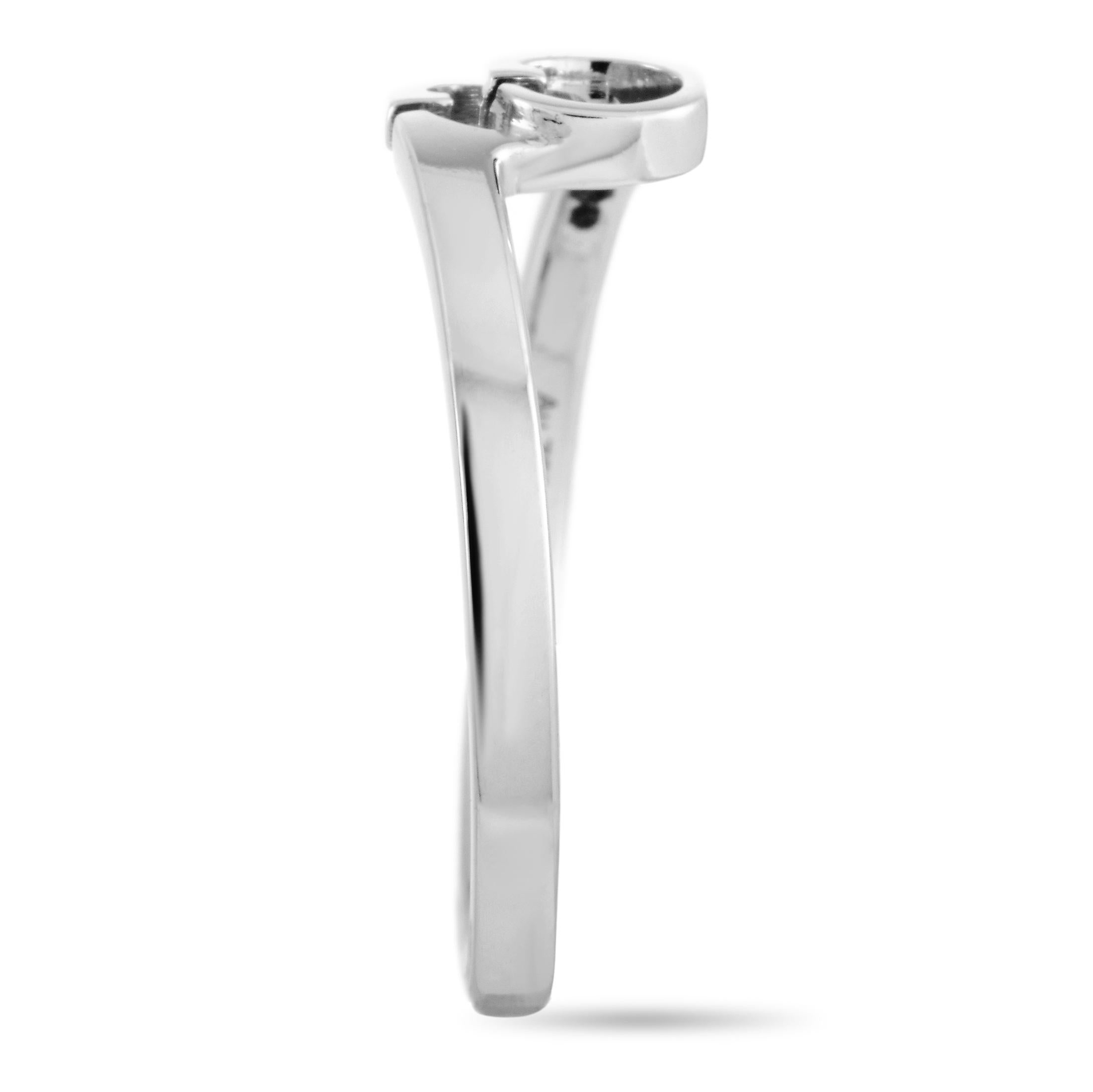 Gucci GG Running 18 Karat White Gold Ring at 1stDibs | gg running ring ...