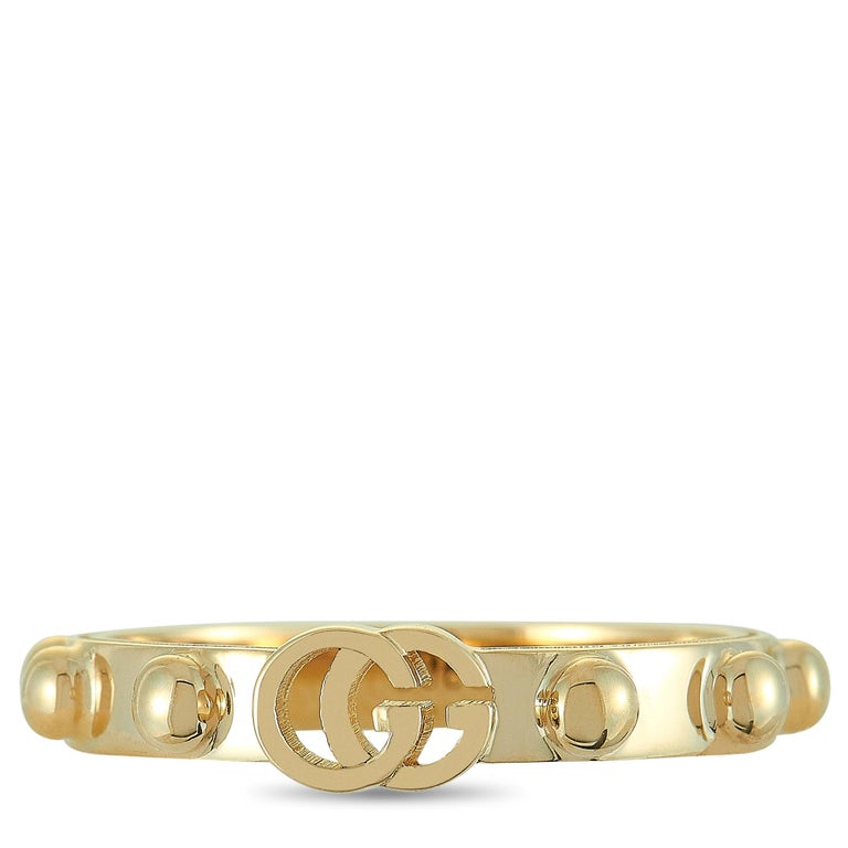 Gucci GG Running 18 Karat Yellow Gold Ring at 1stDibs