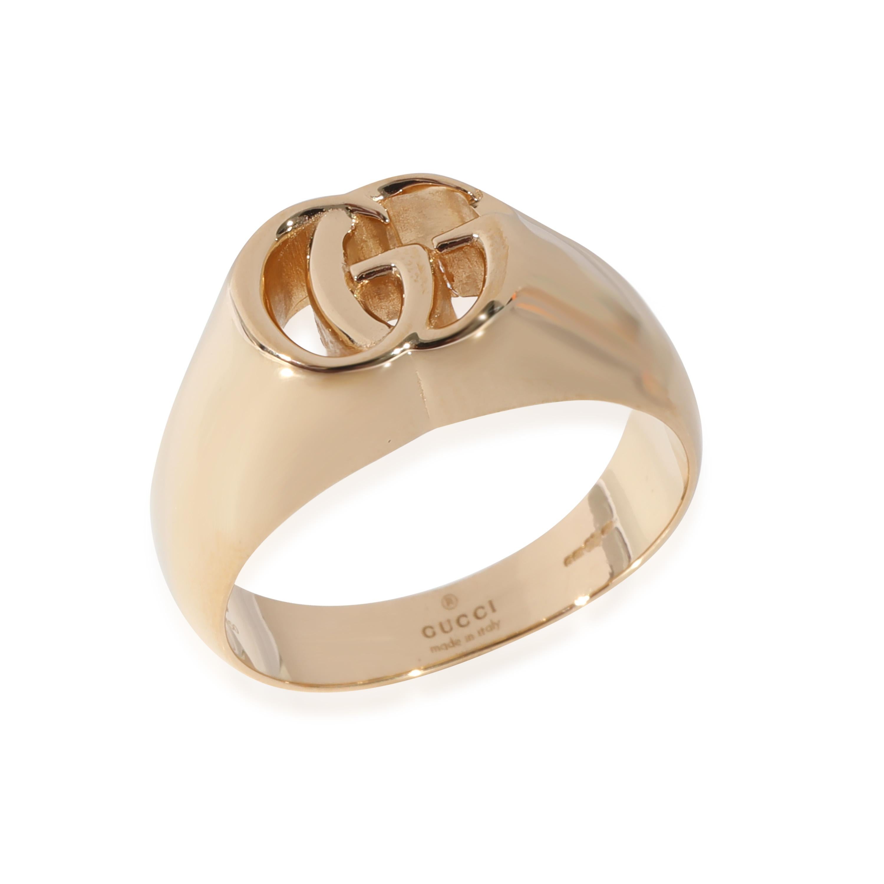 Gucci GG Running Ring in 18k Yellow Gold For Sale at 1stDibs | gg running 18k ring, gucci ...