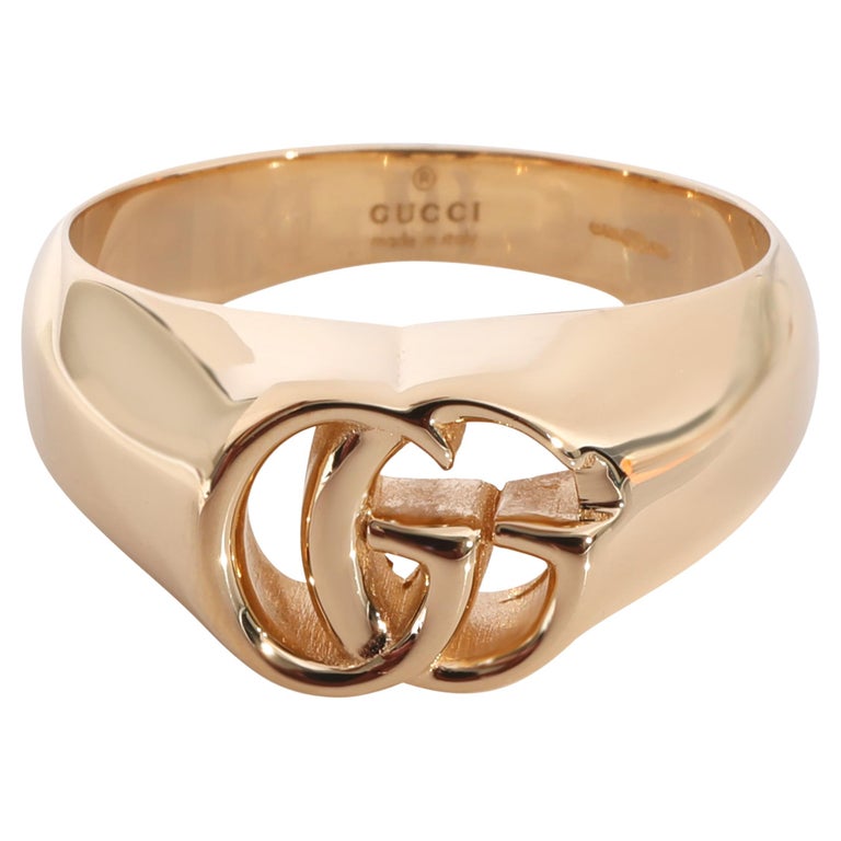 Gucci GG Running Ring in 18k Yellow Gold For Sale at 1stDibs