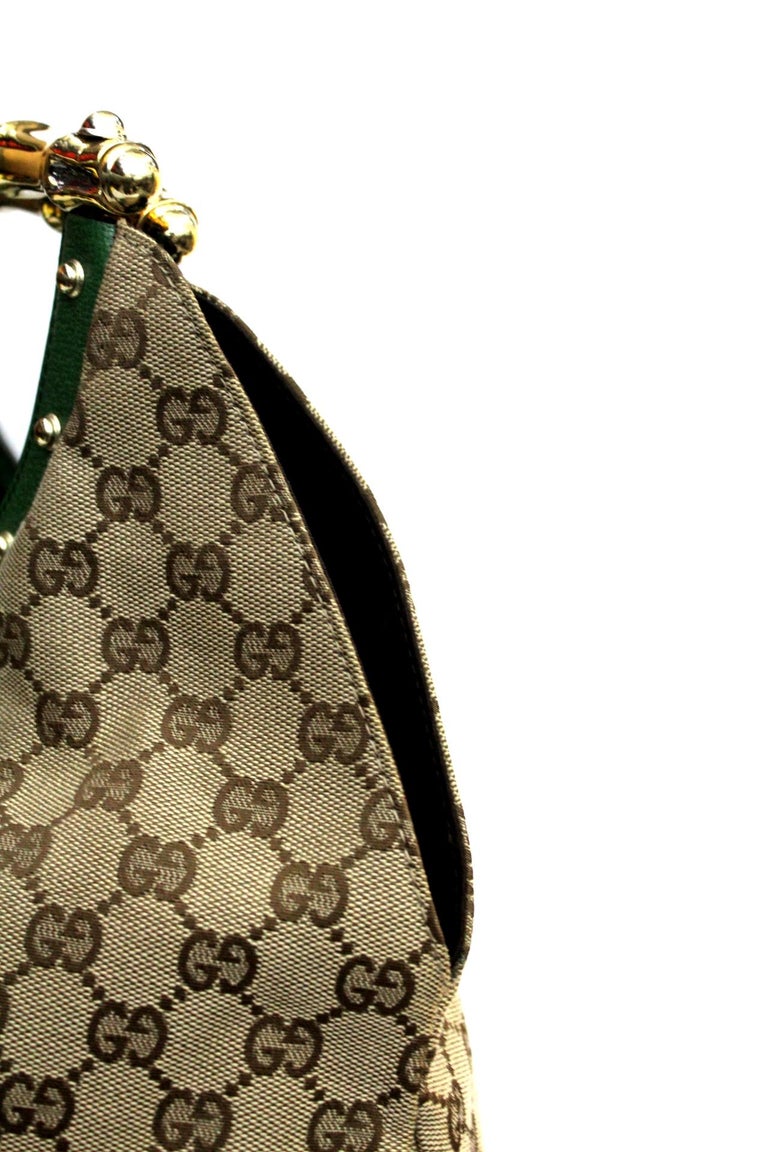 Gucci GG Supreme Canvas Handle Bag at 1stDibs