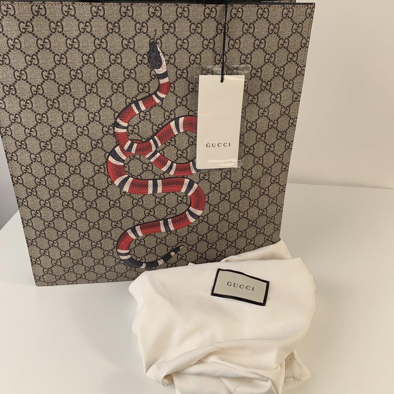 Gucci Monogram Print Tote Bag | semashow.com