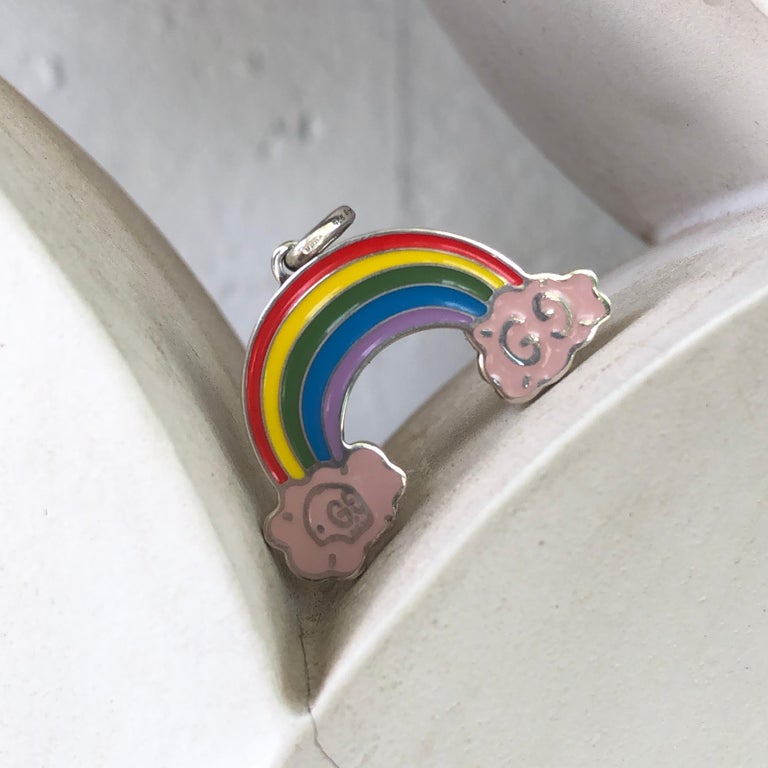 Gucci Ghost Rainbow Charm For Sale at 1stDibs