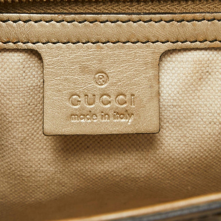 Gucci Gold Guccissima Leather Large Emily Chain Shoulder Bag For Sale ...