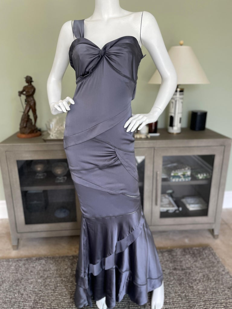 Gucci Gray Golden Globes 2005 Evening Dress For Sale at 1stDibs