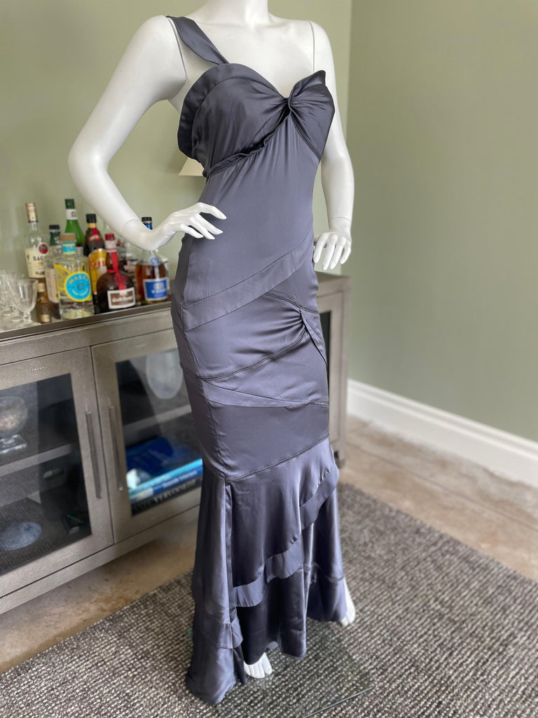Gucci Gray Golden Globes 2005 Evening Dress For Sale at 1stDibs