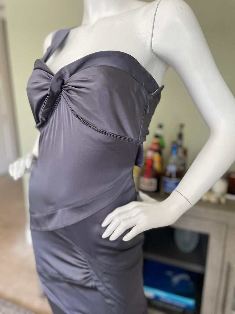 Gucci Gray Golden Globes 2005 Evening Dress For Sale at 1stDibs