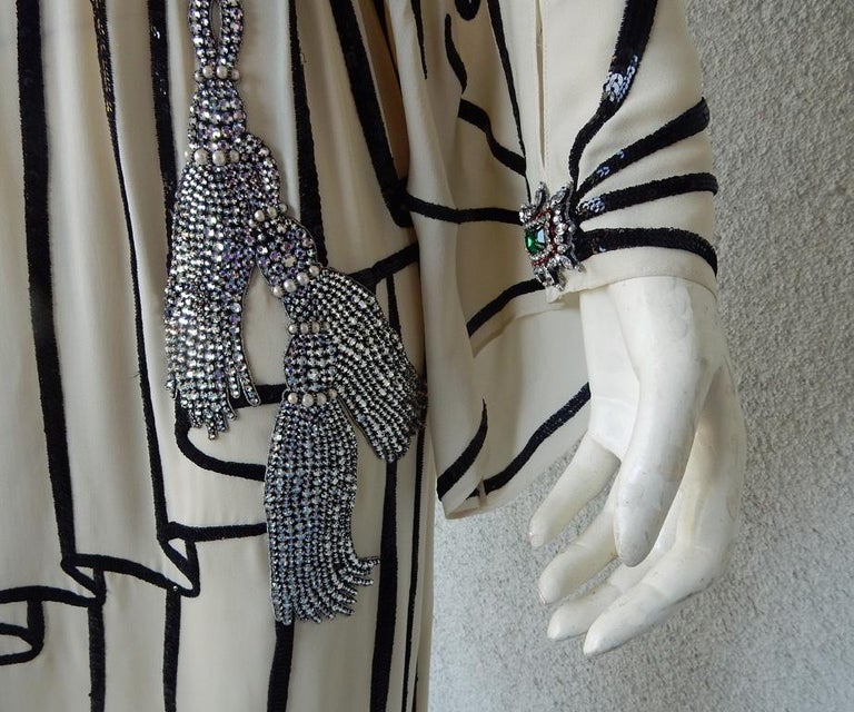 Gucci Grecian Runway Jeweled Evening Dress at 1stDibs