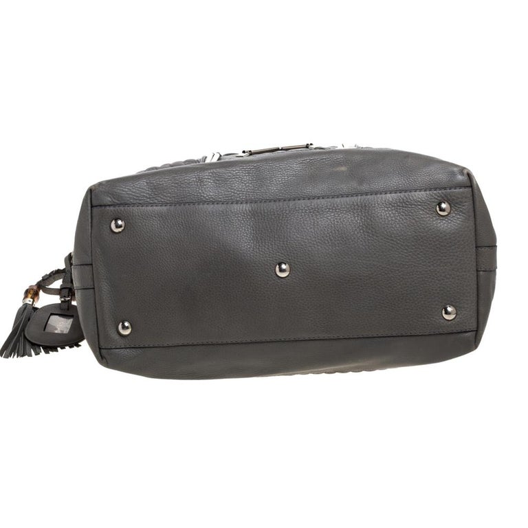 Gucci Grey GG Neoprene and Leather Techno Horsebit Tote at 1stDibs ...