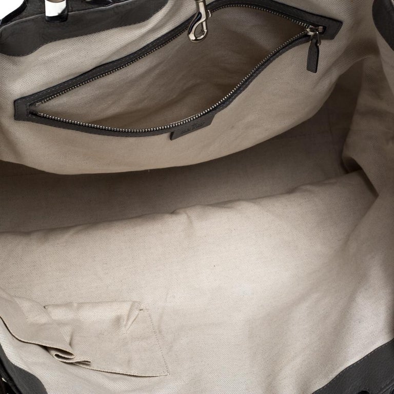 Gucci Grey GG Neoprene and Leather Techno Horsebit Tote at 1stDibs ...