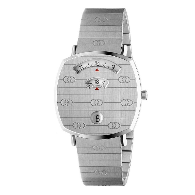 Gucci Grip Stainless Steel Watch YA157401 For Sale at 1stDibs