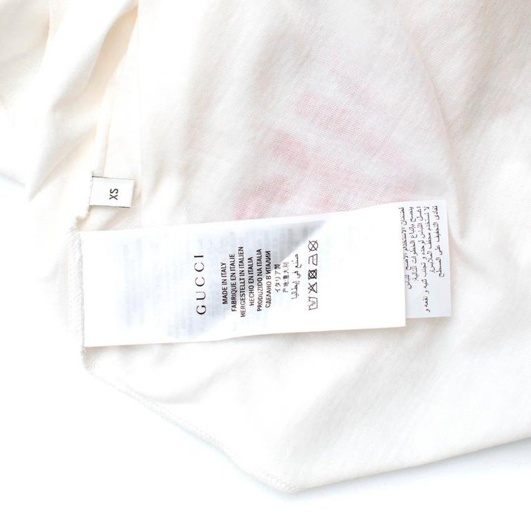 Gucci Guccification Cat-Print T-shirt US 0-2 at 1stDibs | guccification ...