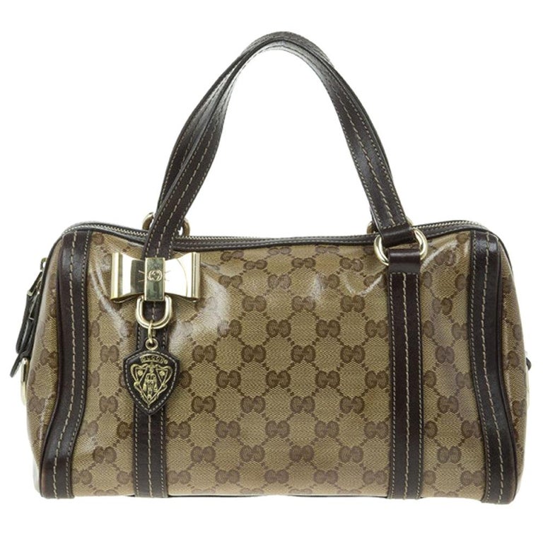 Gucci Guccissima Duchessa Medium Boston For Sale at 1stDibs