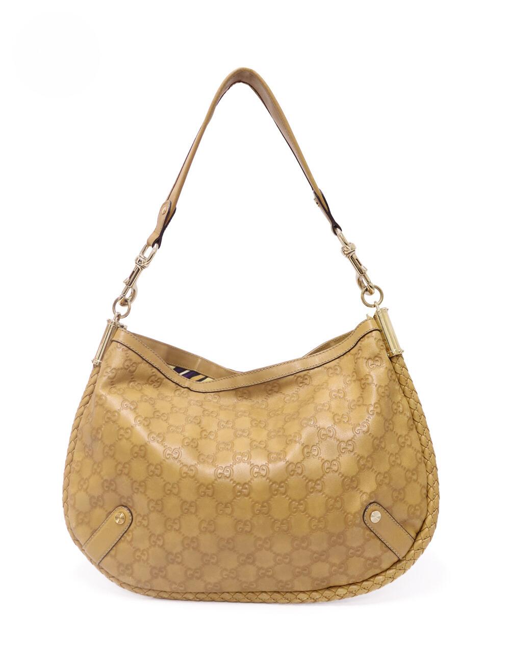 Gucci Guccissima Leather Medium Britt Shoulder Bag For Sale at 1stDibs