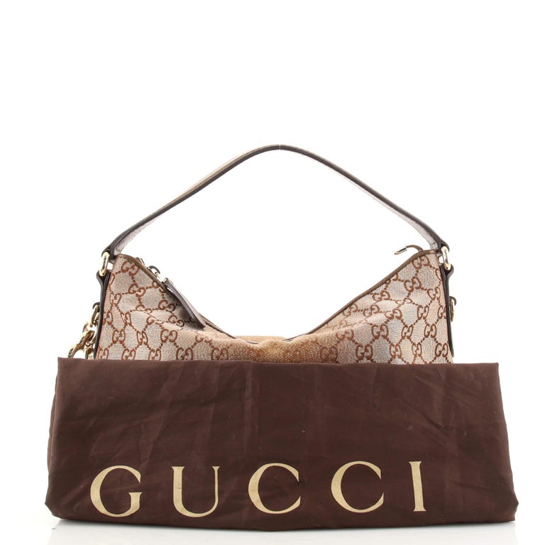Gucci Heart Bit Hobo GG Lurex Small For Sale at 1stDibs