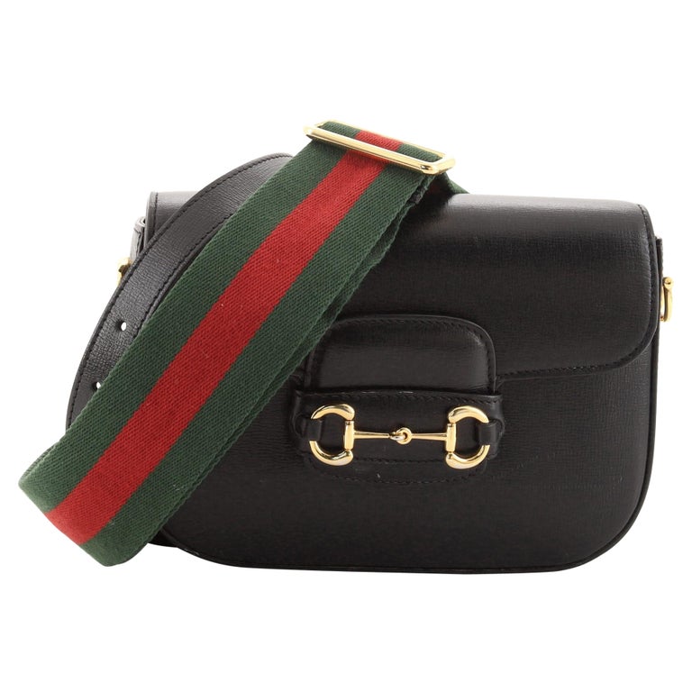 Gucci Horsebit 1955 Shoulder Bag Leather Mini at 1stDibs