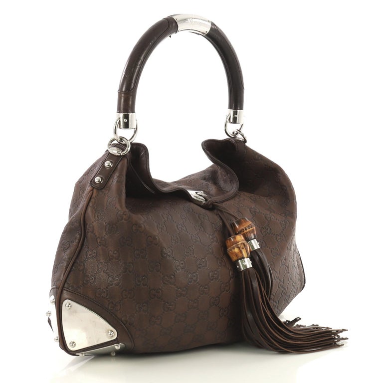 Gucci Indy Hobo Guccissima Leather Large at 1stDibs