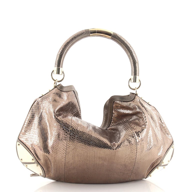 Gucci Indy Hobo Python Large at 1stDibs