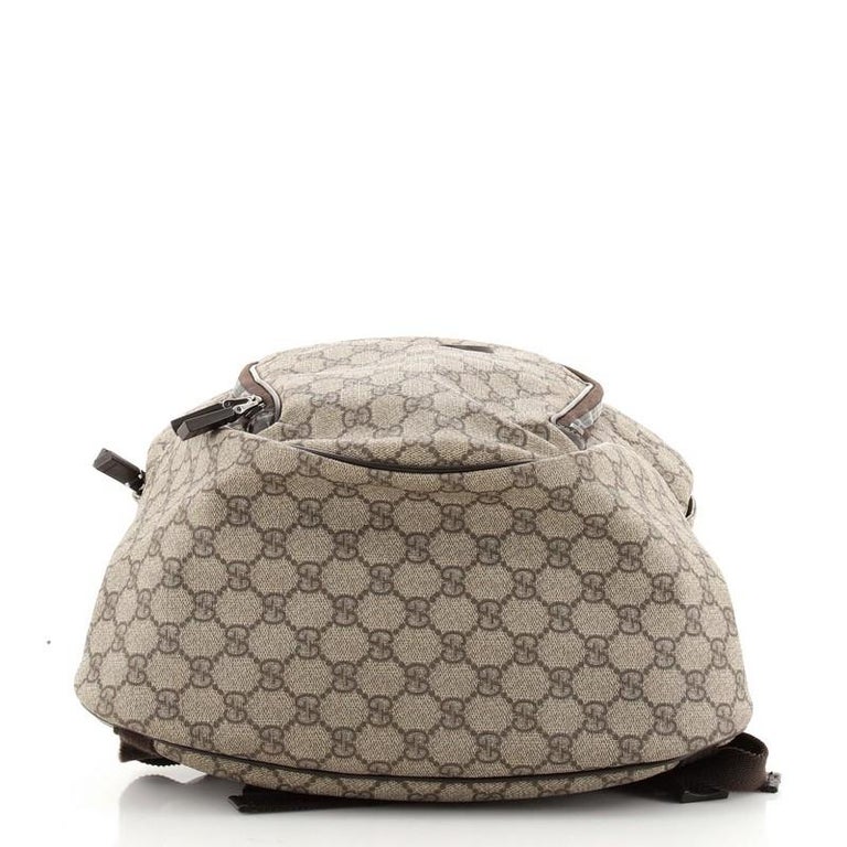 Gucci Interlocking G Backpack GG Coated Canvas Medium at 1stDibs