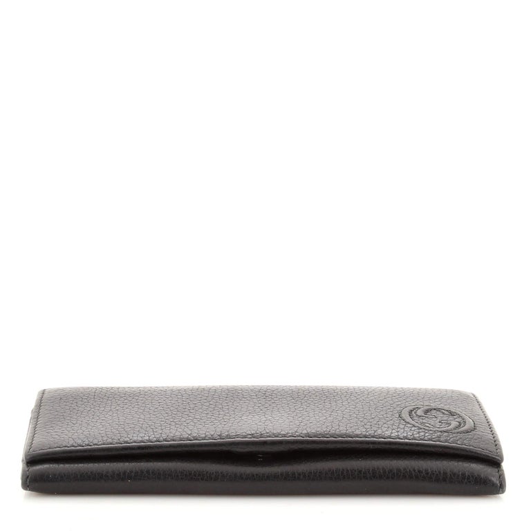 Gucci Interlocking G Continental Wallet Leather Long For Sale at 1stDibs