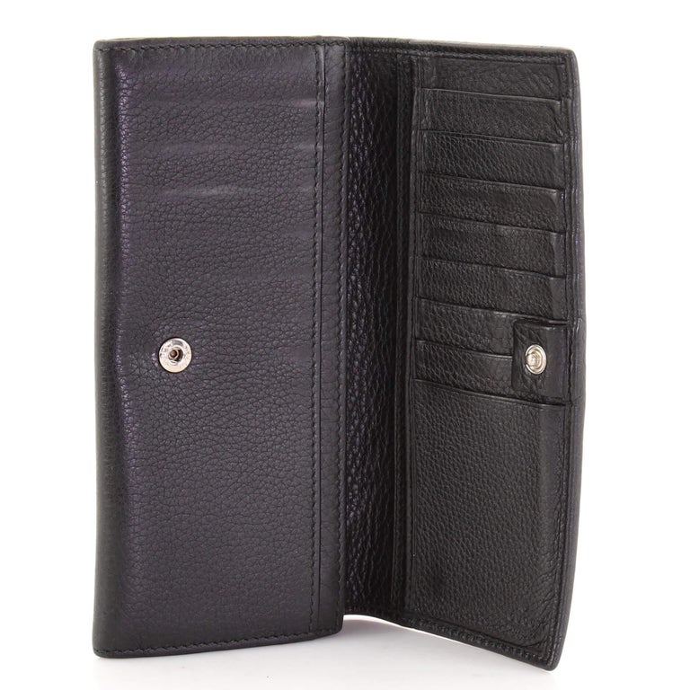 Gucci Interlocking G Continental Wallet Leather Long For Sale at 1stDibs
