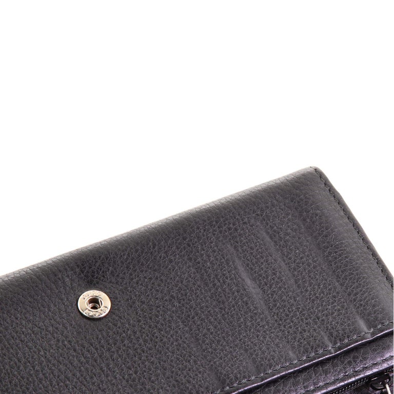 Gucci Interlocking G Continental Wallet Leather Long For Sale at 1stDibs