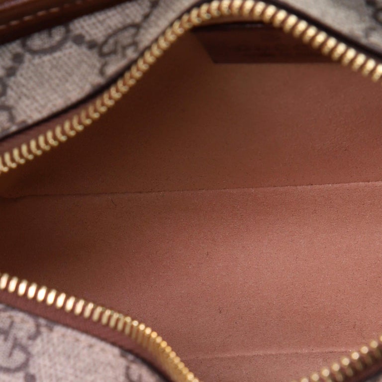 Gucci Interlocking G Patch Camera Bag GG Coated Canvas Mini at 1stDibs