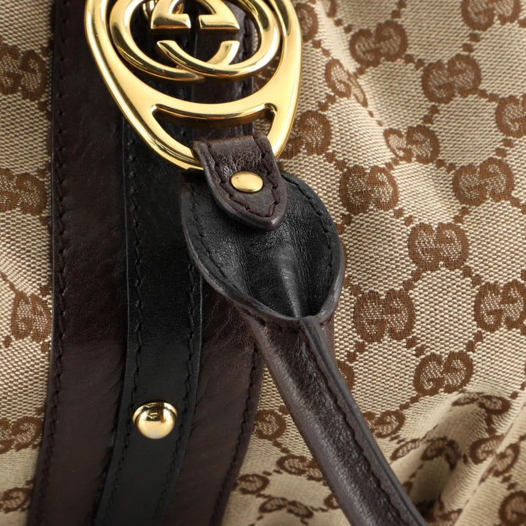 Gucci Interlocking Tote GG Canvas Medium For Sale at 1stDibs