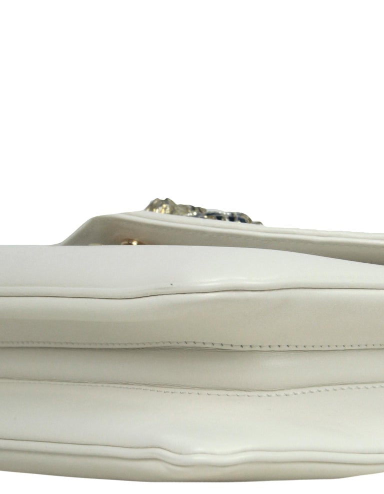 Gucci Ivory Leather Medium Rajah Shoulder/Crossbody Bag rt. $2,600 For ...