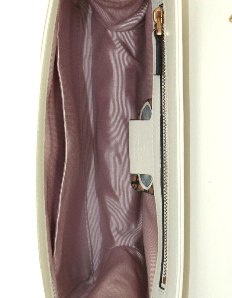 Gucci Ivory Leather Medium Rajah Shoulder/Crossbody Bag rt. $2,600 For ...