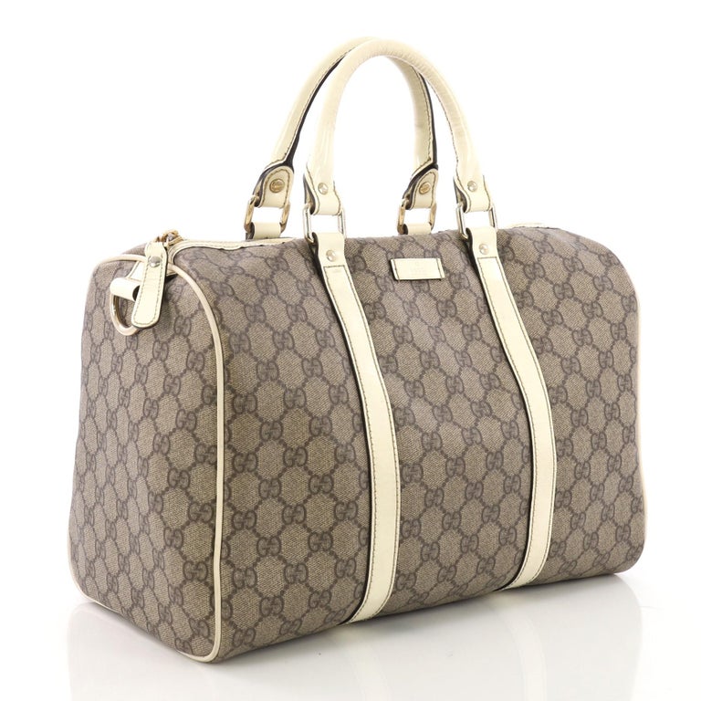 Gucci Joy Boston Bag GG Coated Canvas Medium at 1stDibs
