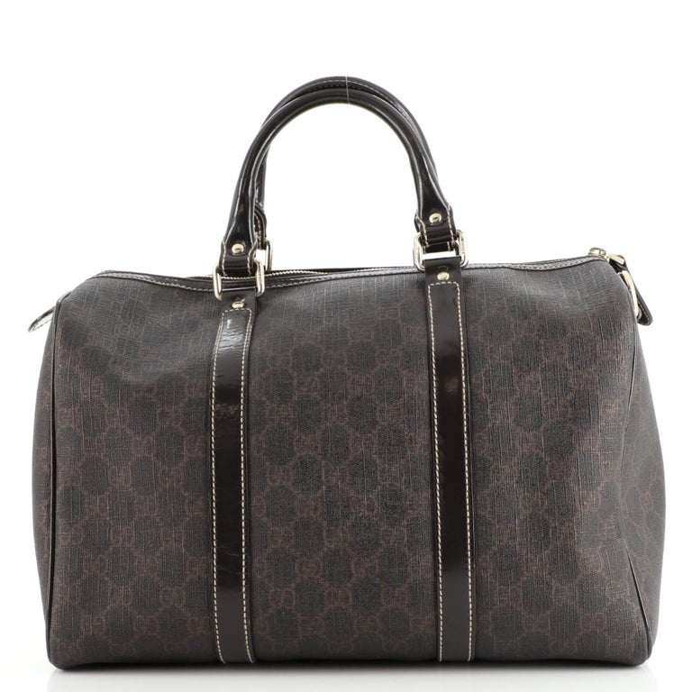 Gucci Joy Boston Bag GG Coated Canvas Medium For Sale at 1stDibs