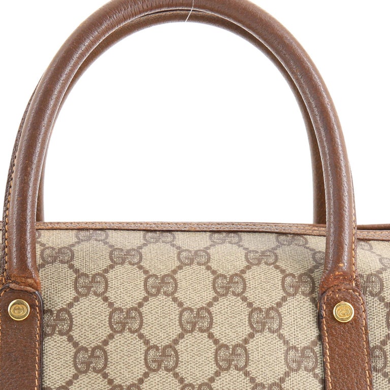 Gucci Joy Boston Bag GG Coated Canvas Medium For Sale at 1stDibs