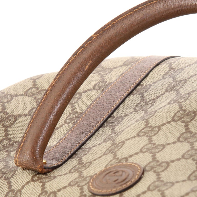 Gucci Joy Boston Bag GG Coated Canvas Medium For Sale at 1stDibs