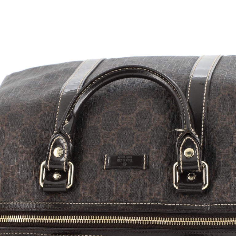 Gucci Joy Boston Bag GG Coated Canvas Medium For Sale at 1stDibs