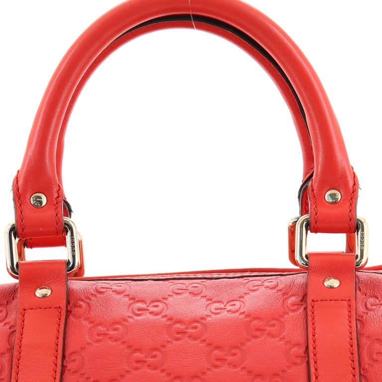 Gucci Joy Boston Bag (Outlet) Guccissima Leather Medium For Sale at 1stDibs