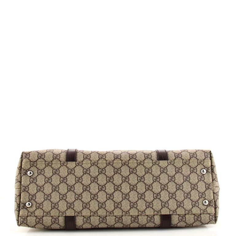Gucci Joy Plus Tote GG Coated Canvas Medium at 1stDibs