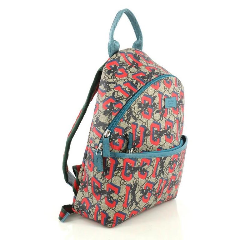 Gucci Kid's Pocket Backpack Printed GG Coated Canvas Small at 1stDibs ...
