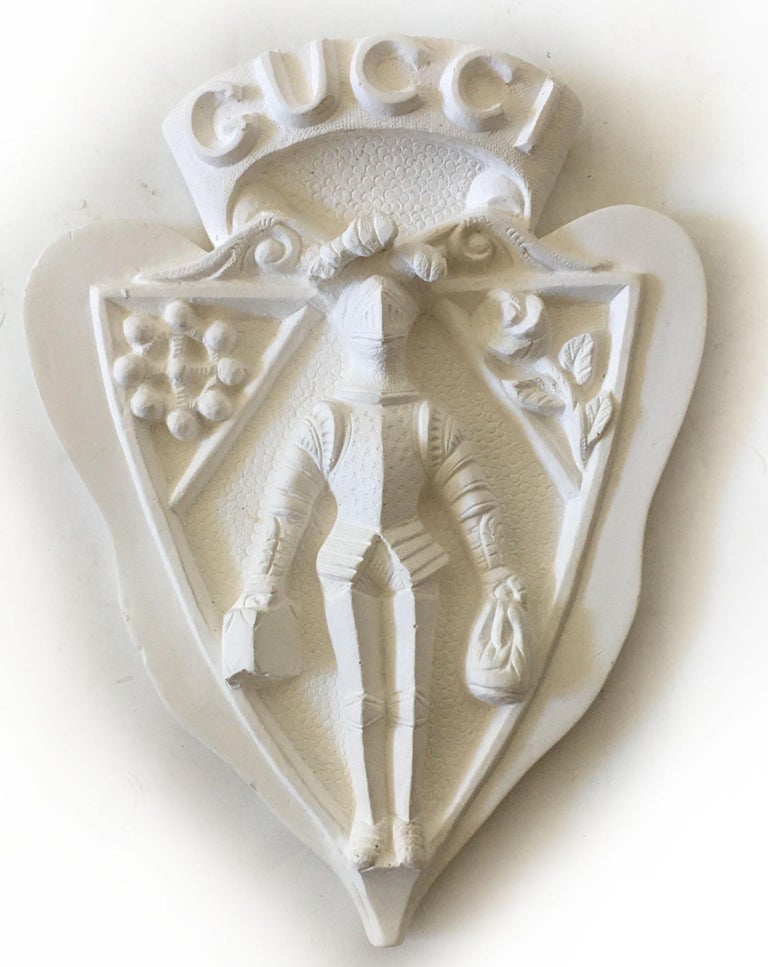 Gucci 'Knight' Crest Sculpture Wall Art, Italy, 1970s at 1stDibs