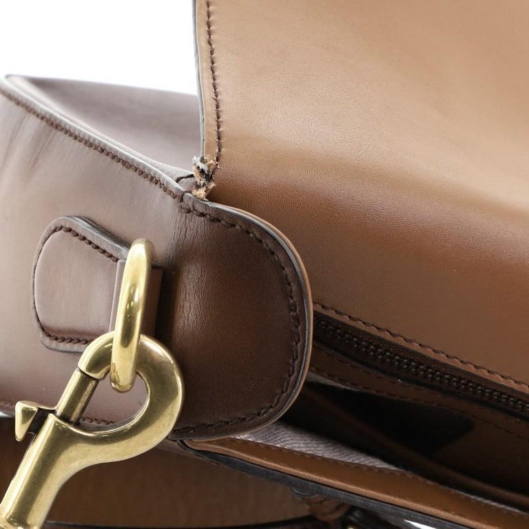 Gucci Lady Web Shoulder Bag Leather Medium at 1stDibs | gucci lady web brown leather