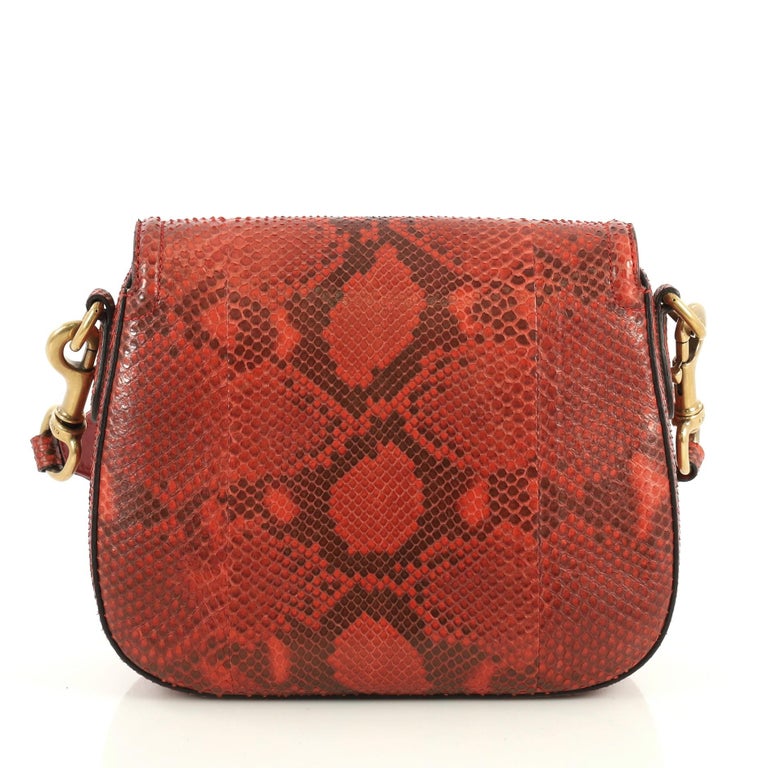 Gucci Lady Web Shoulder Bag Python Medium at 1stDibs