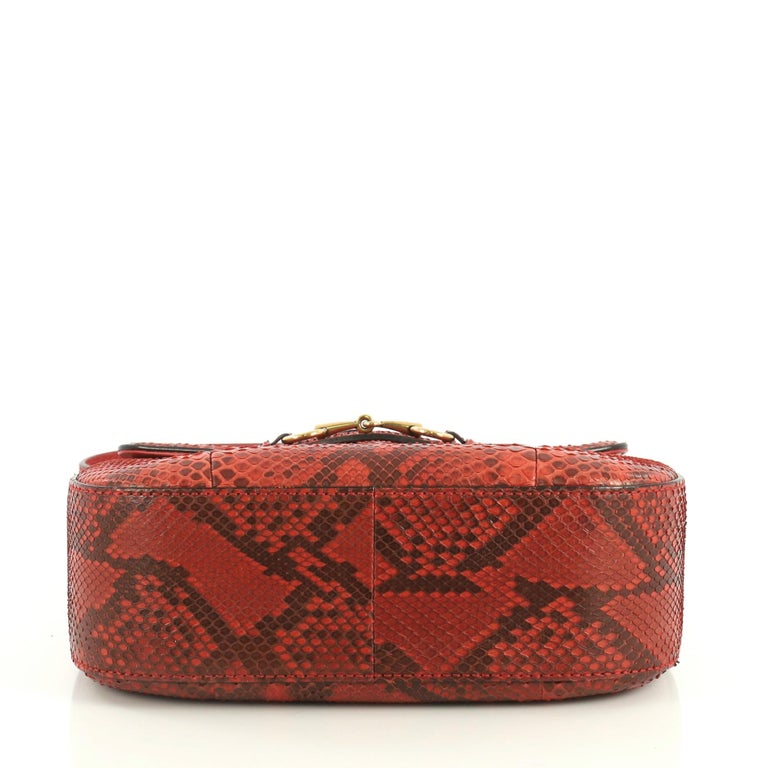 Gucci Lady Web Shoulder Bag Python Medium at 1stDibs