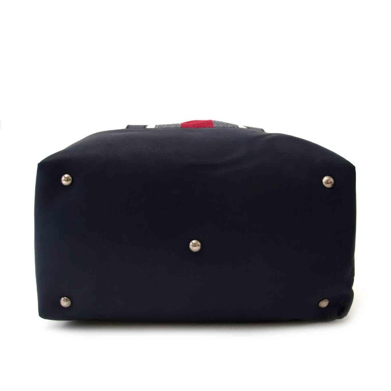 Gucci Large Drawstring Stripe Bucket Bag at 1stDibs