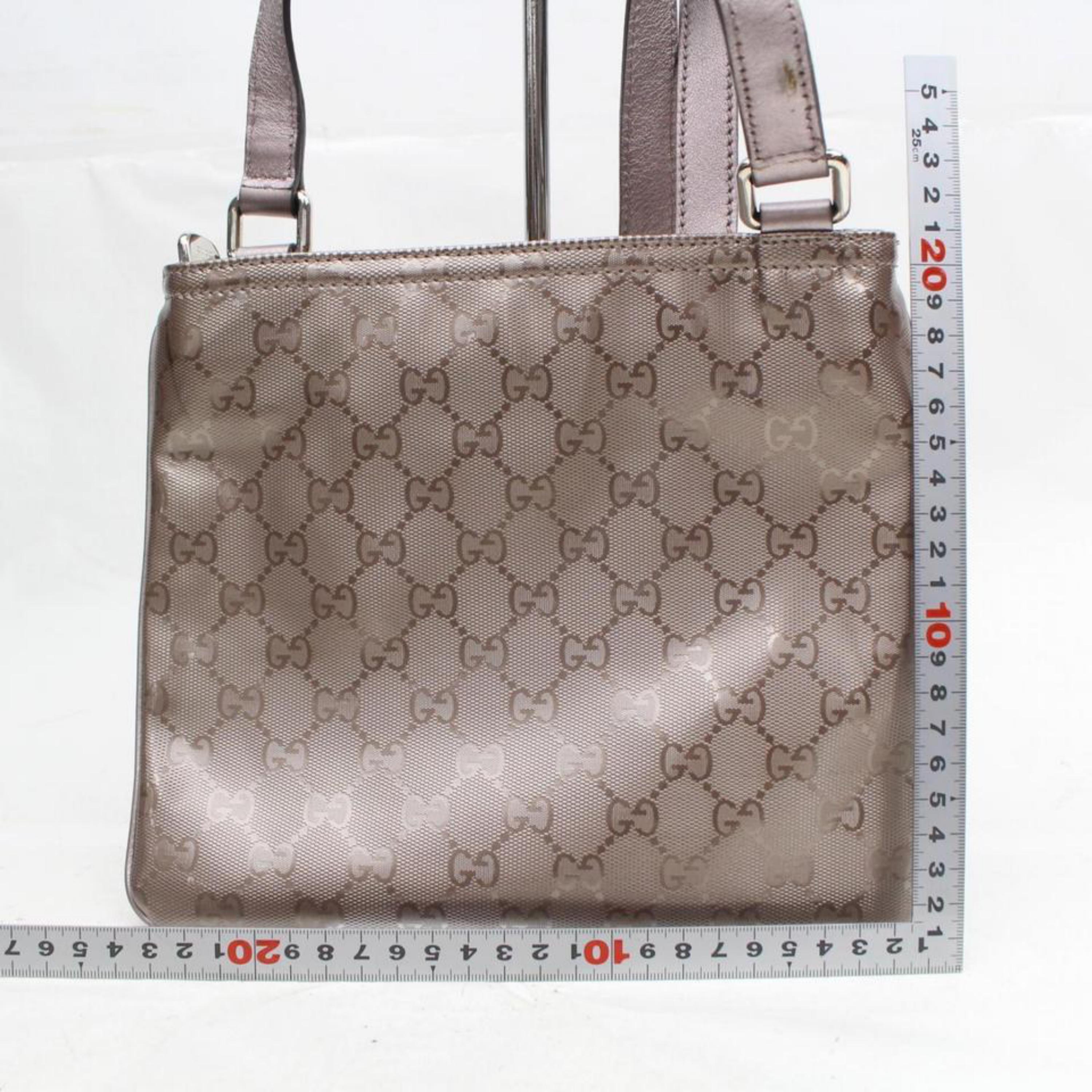 Gucci Lavender Monogram Gg Imprime Messenger 868942 Purple Patent ...