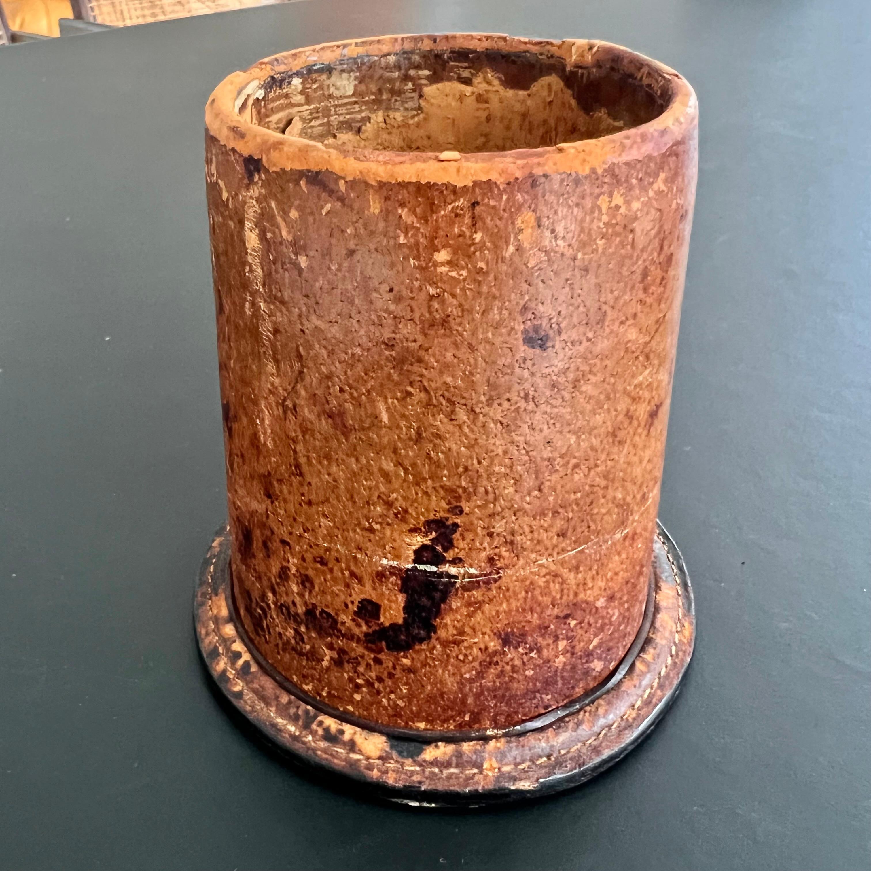Gucci Leather Pen Holder, 1980s Italy For Sale at 1stDibs