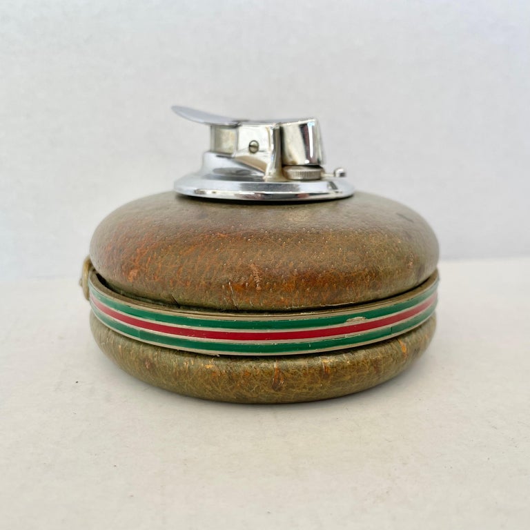 Gucci Leather Table Lighter at 1stDibs | vintage table lighter, table ...