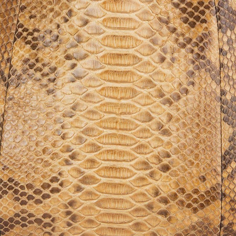 GUCCI light brown PYTHON PELHAM Hobo Shoulder Bag at 1stDibs