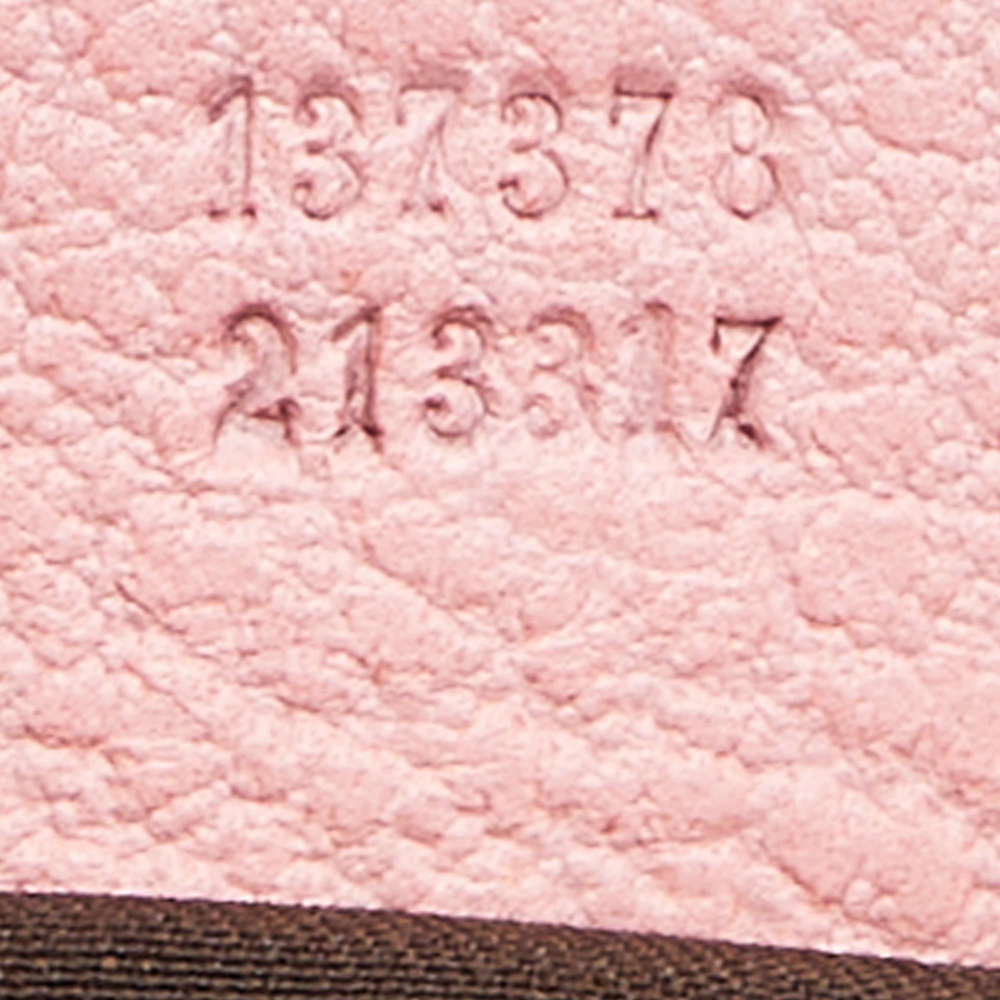Gucci Light Pink Leather Anita Bamboo Hobo For Sale at 1stDibs