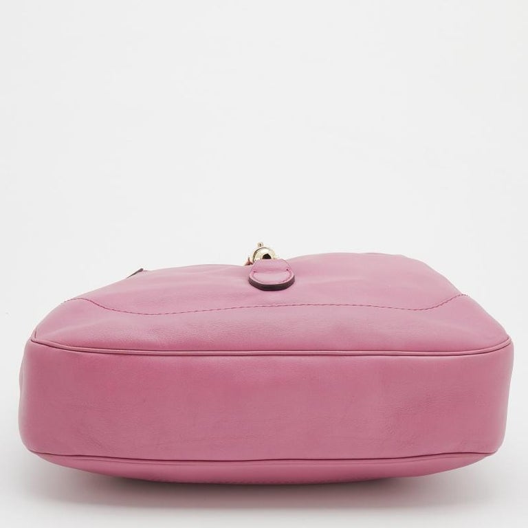 Gucci Light Pink Leather Medium Jackie Hobo at 1stDibs